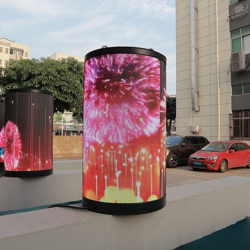 Flexible LED Display Customized Full Color Curved Flexible LED Display ...