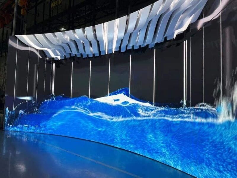 1000*1000mm Clear Glass Window LED Video Wall Panel With High ...