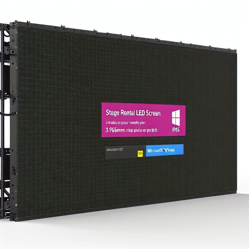 Stage Rental LED Screen with IP65 Rating and 3.91mm Pixel Pitch