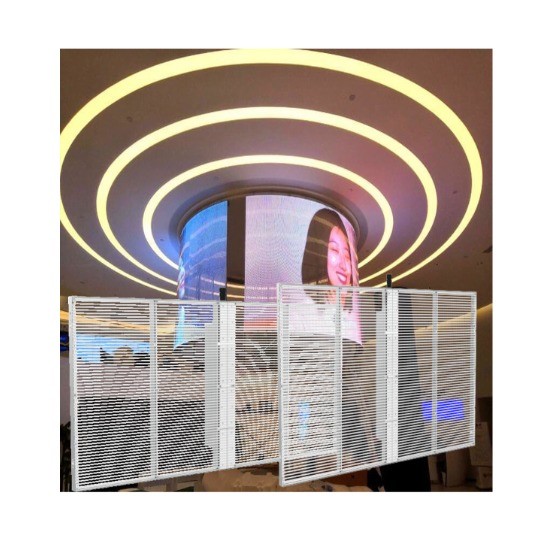 Transparent Digital Frameless LED Screen Customized Flexible Outdoor ...