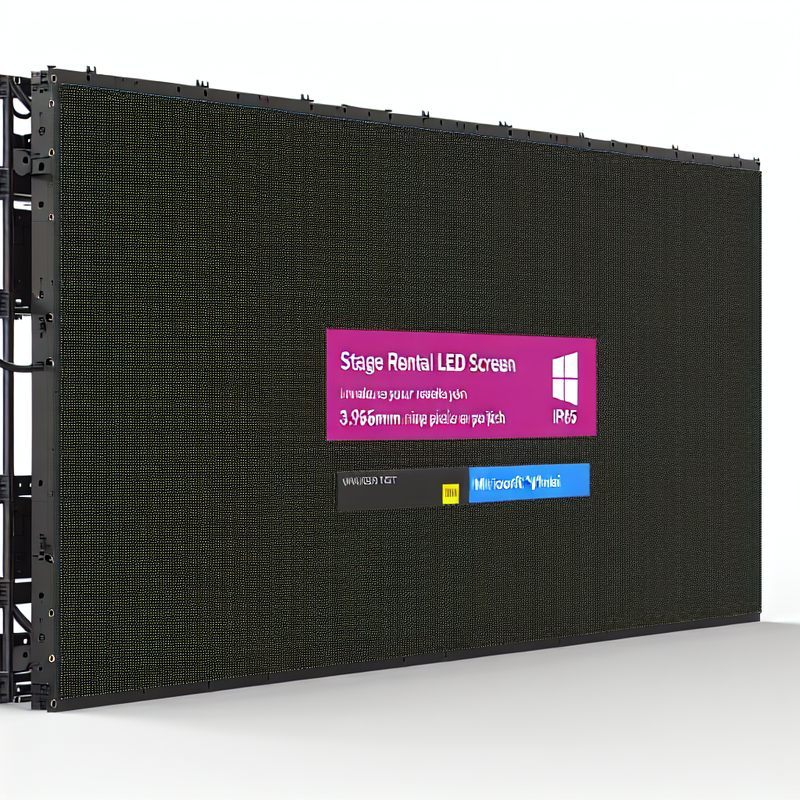 Stage Rental LED Screen with IP65 Rating and 3.91mm Pixel Pitch