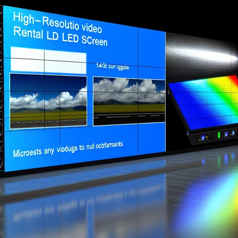 High Resolution Video Wall Rental LED Screen Full Color Display with ...